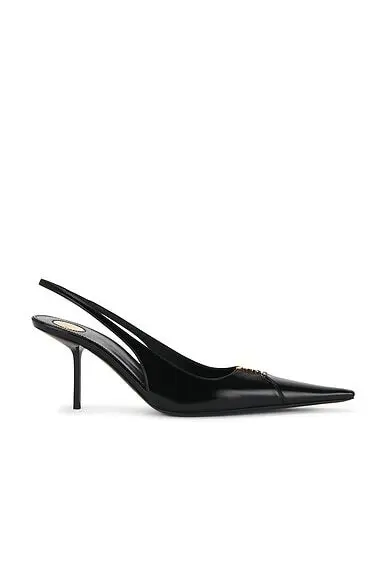 Saint Laurent Babylone Slingback Pump - Nero
