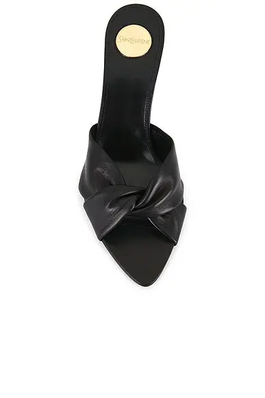 Saint Laurent Franciane Mule Sandal - Nero