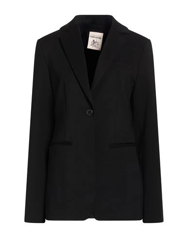SEMICOUTURE Blazer Size Viscose, Polyamide, Elastane, Polyester - Black
