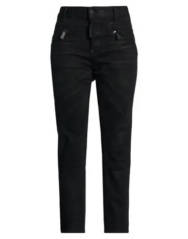 Dsquared2 Tapered Jeans With Logo - Black