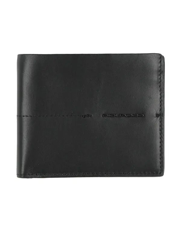 PIQUADRO Wallet Cow Leather - Black