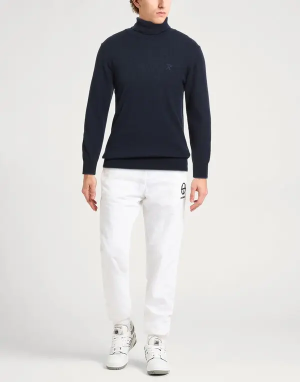 BERNA Wool, Viscose, Polyamide And Cashmere Turtleneck - Blue