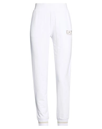 EA7 Track Pants With Elasticated Waist - White