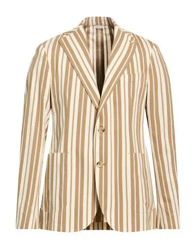 MANUEL RITZ Blazer In Cotton And Polyamide - Beige
