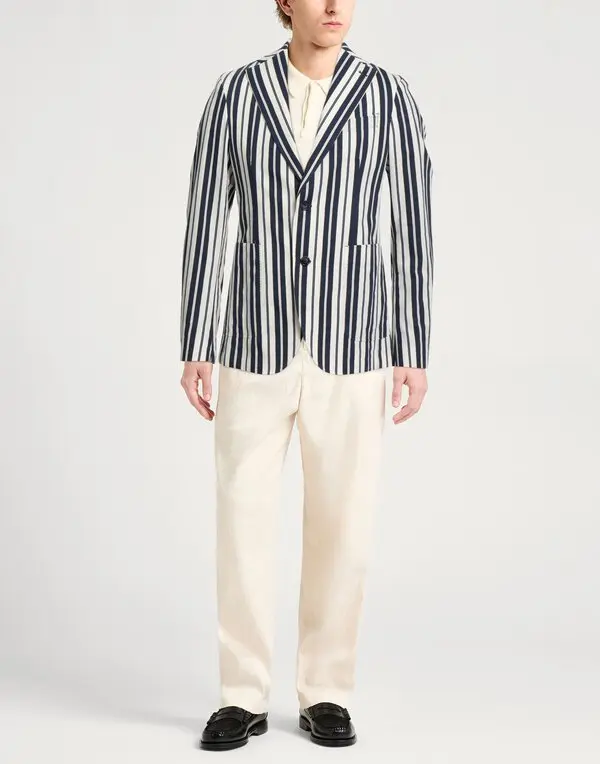 MANUEL RITZ Blazer In Cotton And Polyamide