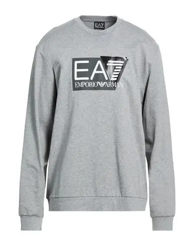 EA7 Cotton-elastane Sweatshirt - Grey