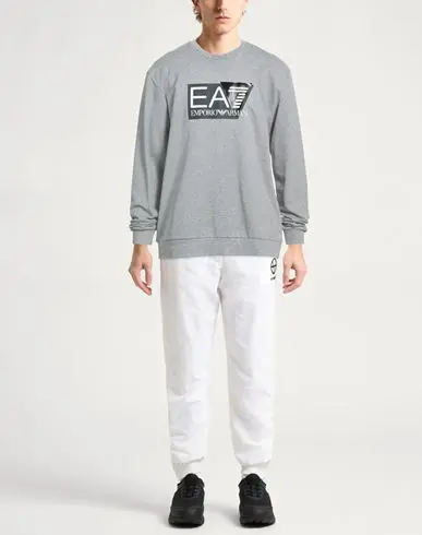 EA7 Cotton-elastane Sweatshirt - Grey
