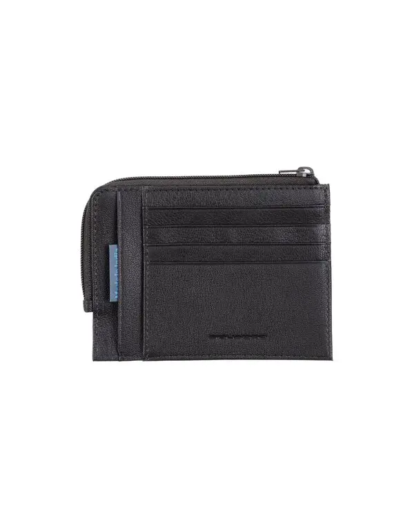 PIQUADRO Document Holder Dark Bovine Leather