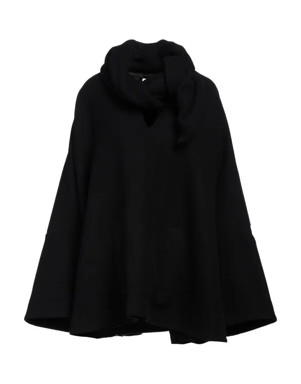Attico Coat In Virgin Wool And Polyamide