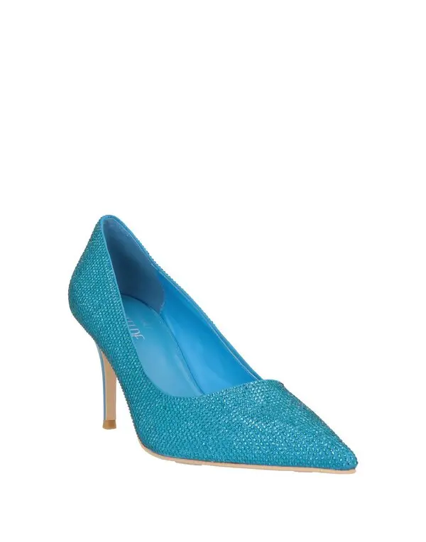 TWINSET Pumps With Appliqués And Crystals - Blue