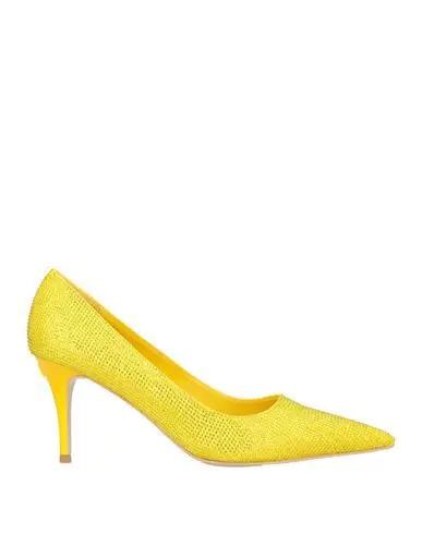 TWINSET Pumps With Appliqués And Crystals - Yellow