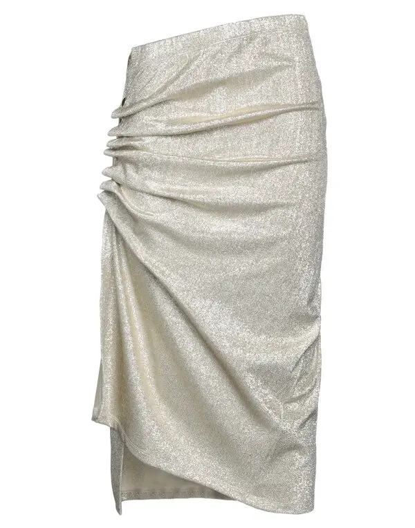 Rabanne Knitted Lamé Midi Skirt