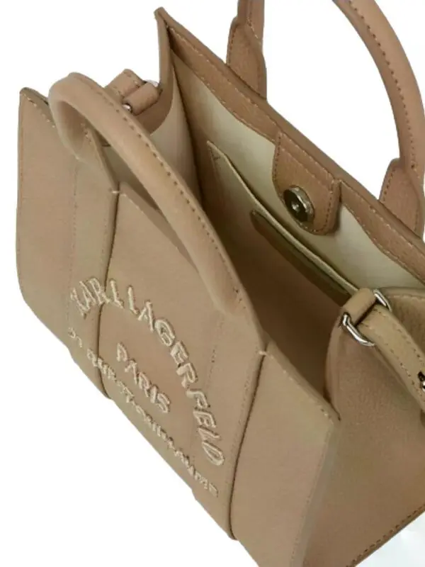 Karl Lagerfeld Embossed Square Tote
