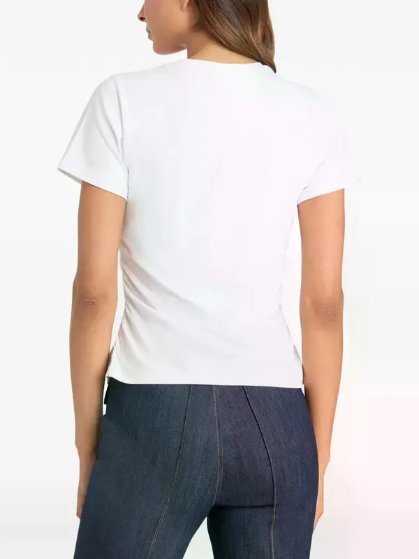Cinq À Sept Button Embellished T-shirt - White