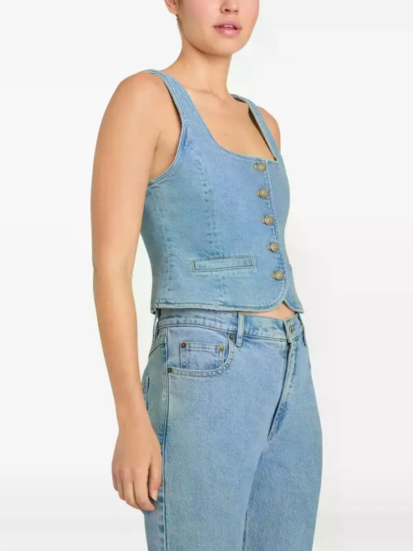 Cinq À Sept Rowena Denim Top