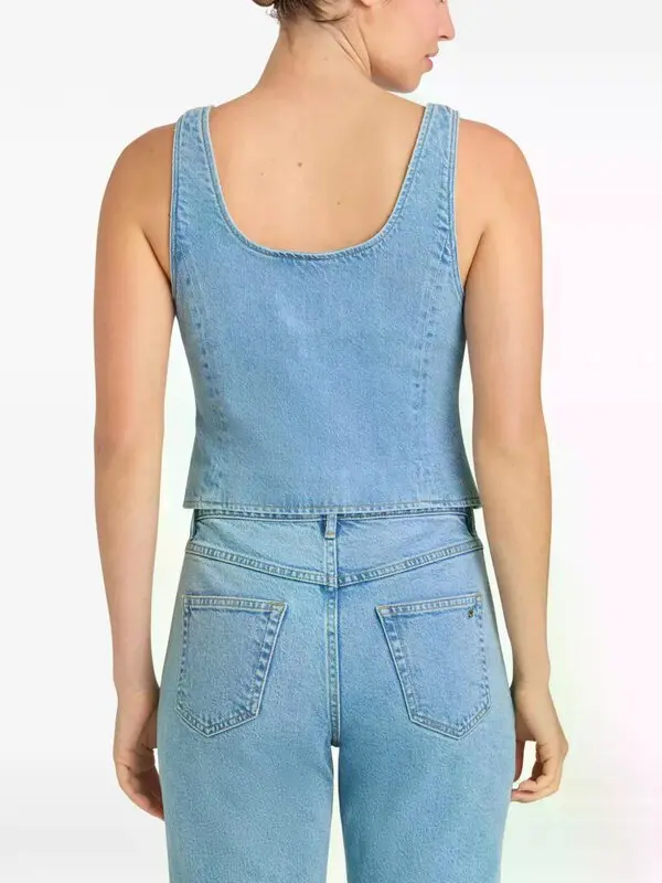 Cinq À Sept Rowena Denim Top