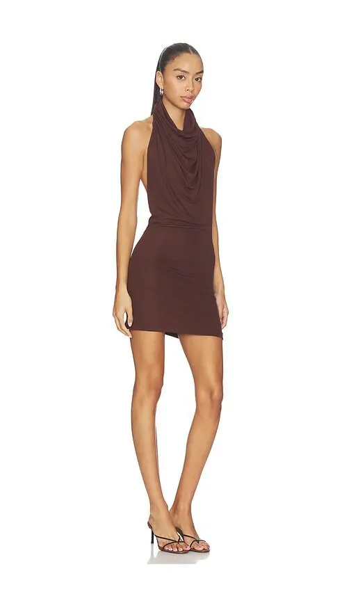 SNDYS. Mini Dress - Chocolate