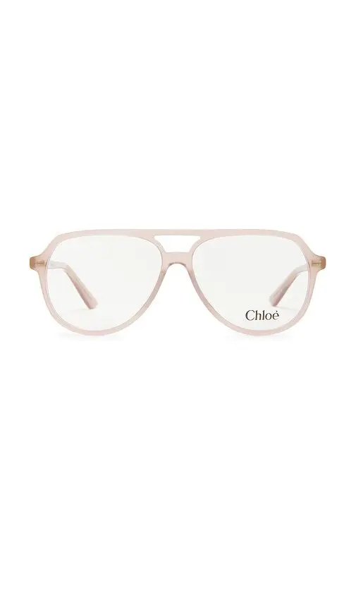 Chloé Judy Eyeglasses - Beige & Transparent