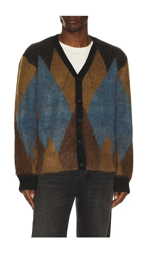 ALLSAINTS Bernie Cardigan In Brown - Cider Brown