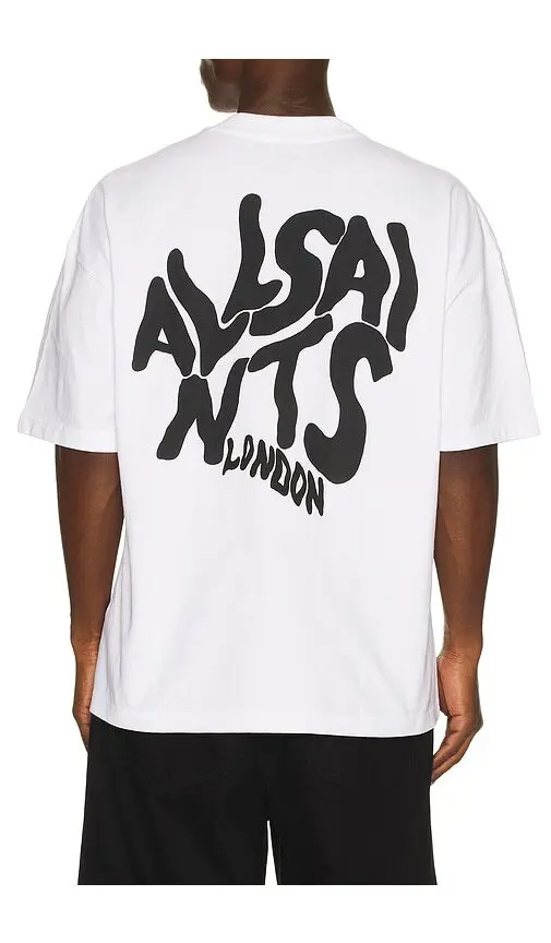 ALLSAINTS Orlando Crew Tee In White
