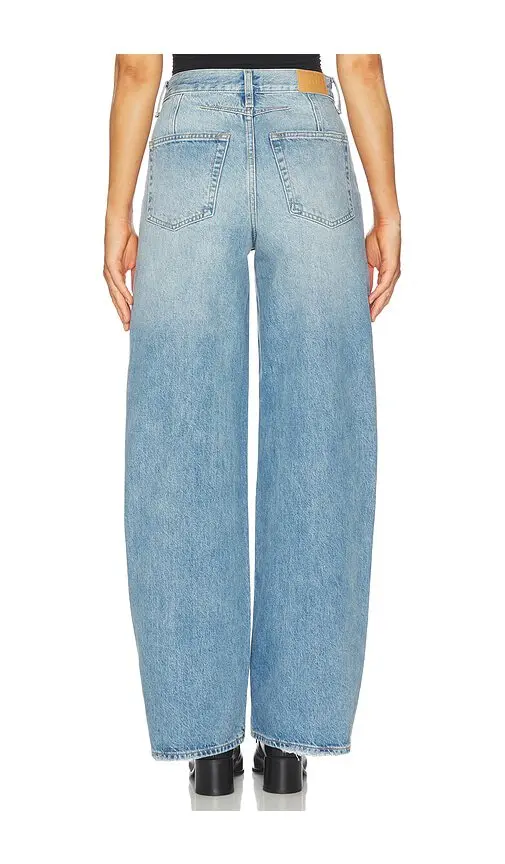 PISTOLA Sydney High Rise Bowed Wide Jeans