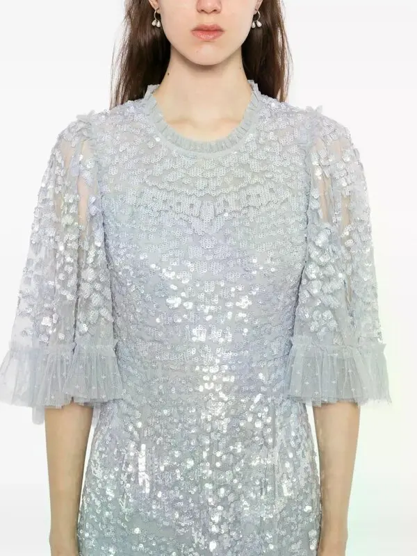 NEEDLE & THREAD Anais Sequin Gown