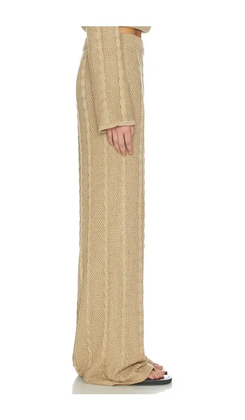 SNDYS Cici Cable Knit Pant