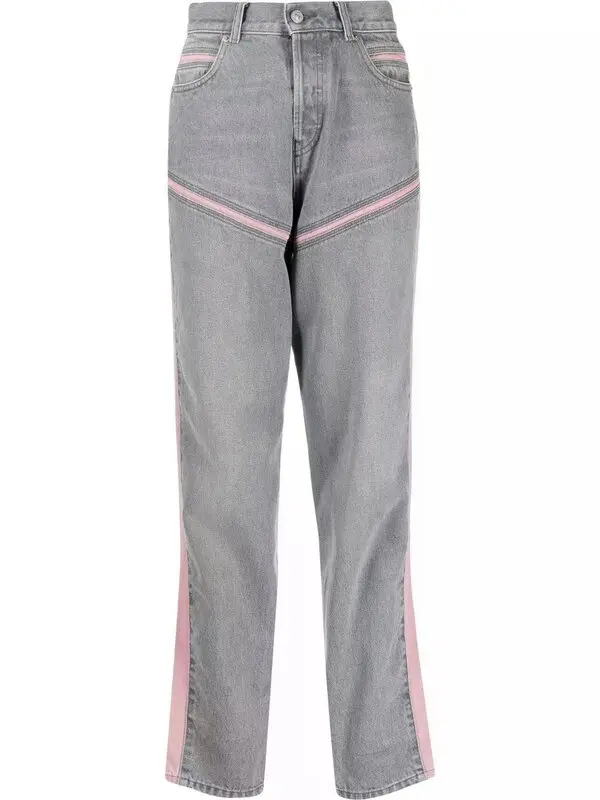DIESEL® D-pilut Straight-leg Jeans With Contrasting Trim