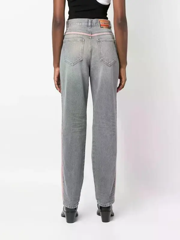 DIESEL® D-pilut Straight-leg Jeans With Contrasting Trim