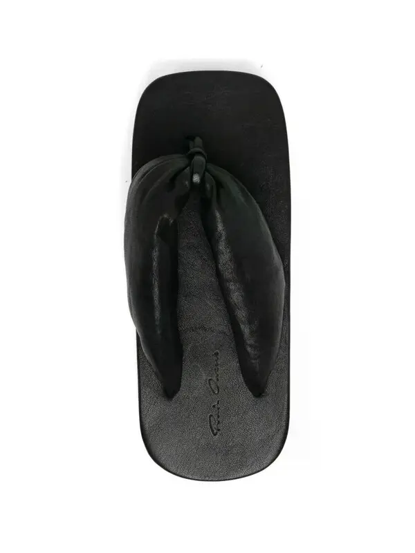Rick Owens Leather Sandals