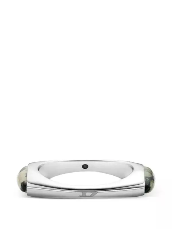 DIESEL® Jasper Signet Ring - Silver