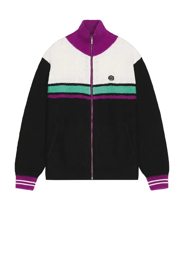 RICE NINE TEN Knitting Jogging Suit Jacket