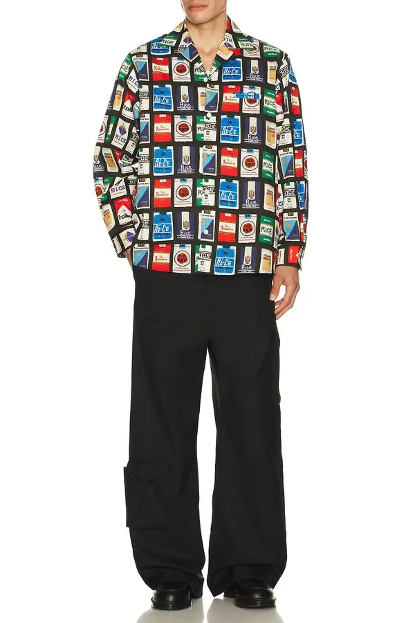 RICE NINE TEN Ciggy Open Collar Shirt