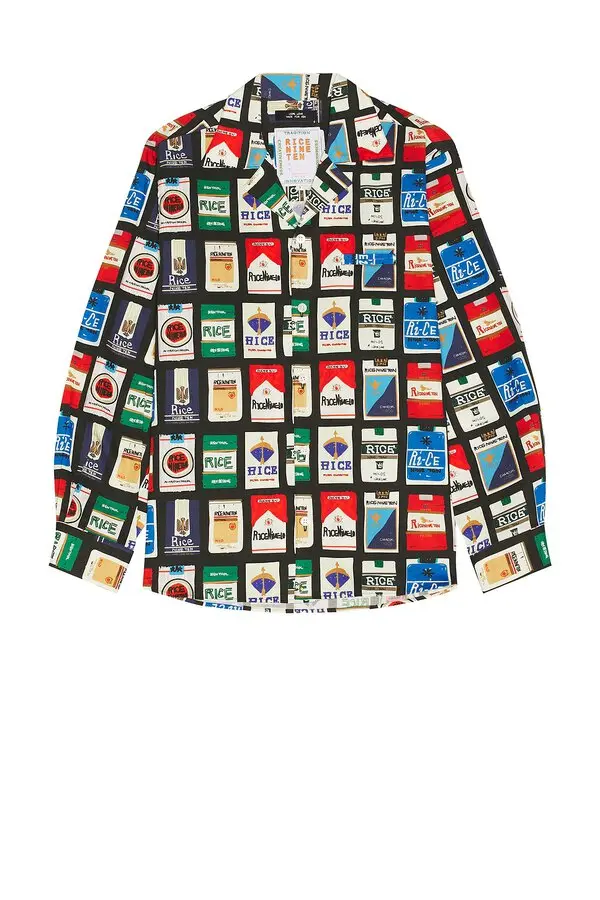 RICE NINE TEN Ciggy Open Collar Shirt