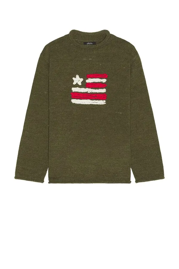 RICE NINE TEN Knitted Roll Neck Sweater