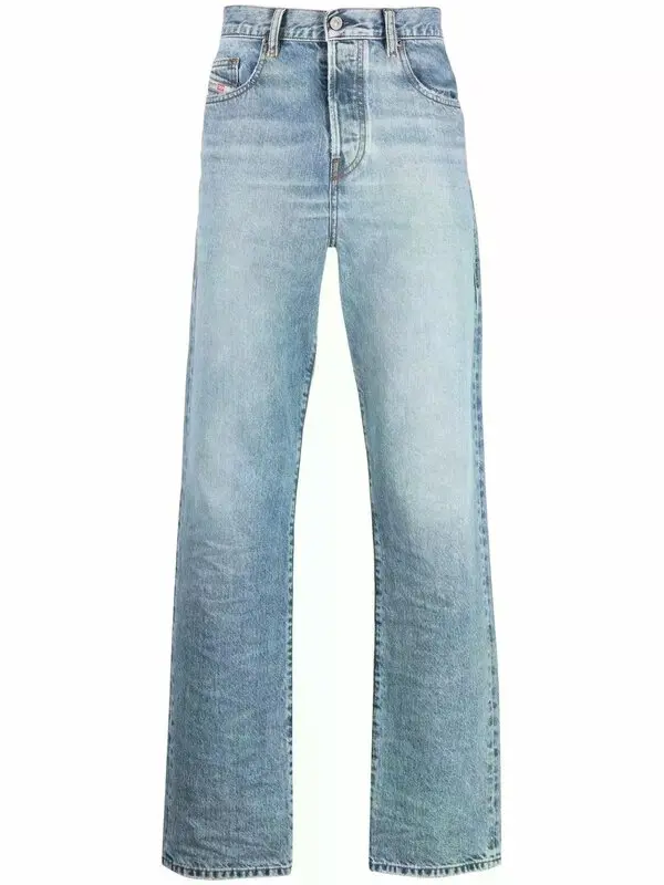 DIESEL® D-viker Straight-leg Jeans - Blue