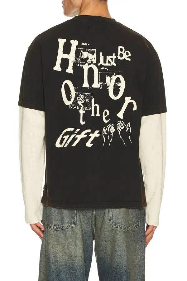 HONOR THE GIFT Just Be Longsleeve Tee