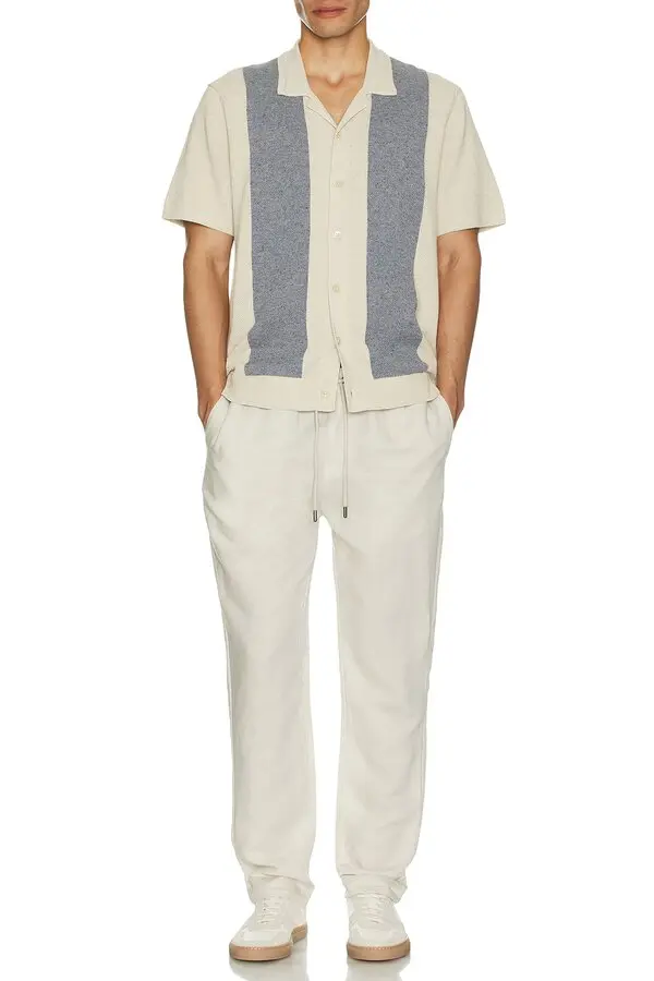 Onia Air Linen Pull-on Pant - Stone