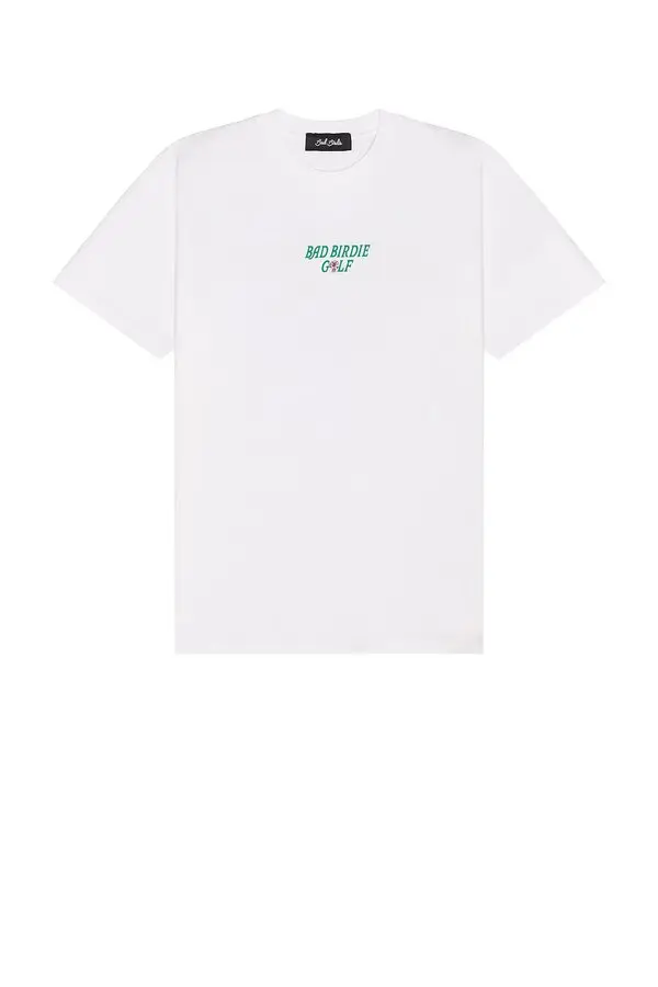 BAD BIRDIE Squad To The Masters Tee In White