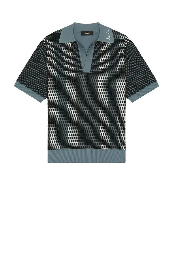 Amiri Striped Polo