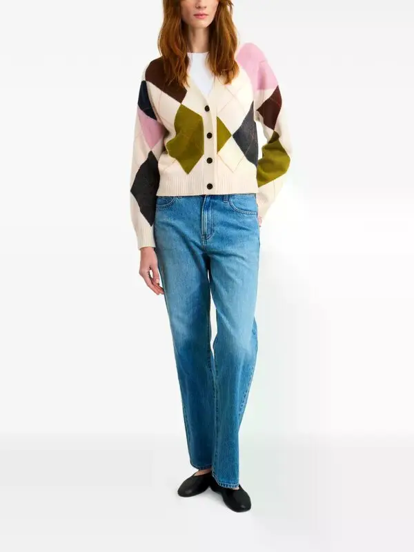 Pringle Of Scotland Argyle Buttoned Cardigan - Neutrals