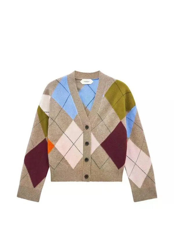Pringle Of Scotland Argyle Lambswool Cardigan - Neutrals