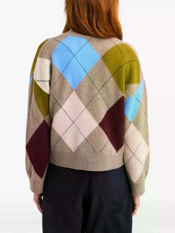 Pringle Of Scotland Argyle Lambswool Cardigan - Neutrals