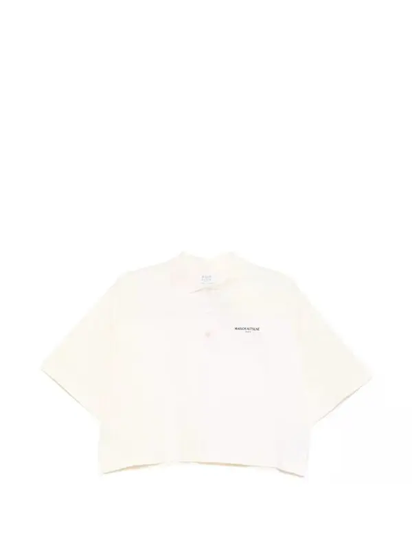 Maison Kitsuné Buttoned Polo Shirt - Neutrals