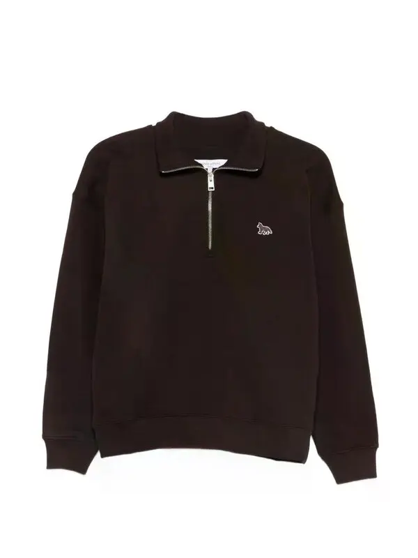 Maison Kitsuné Half Zip Sweater