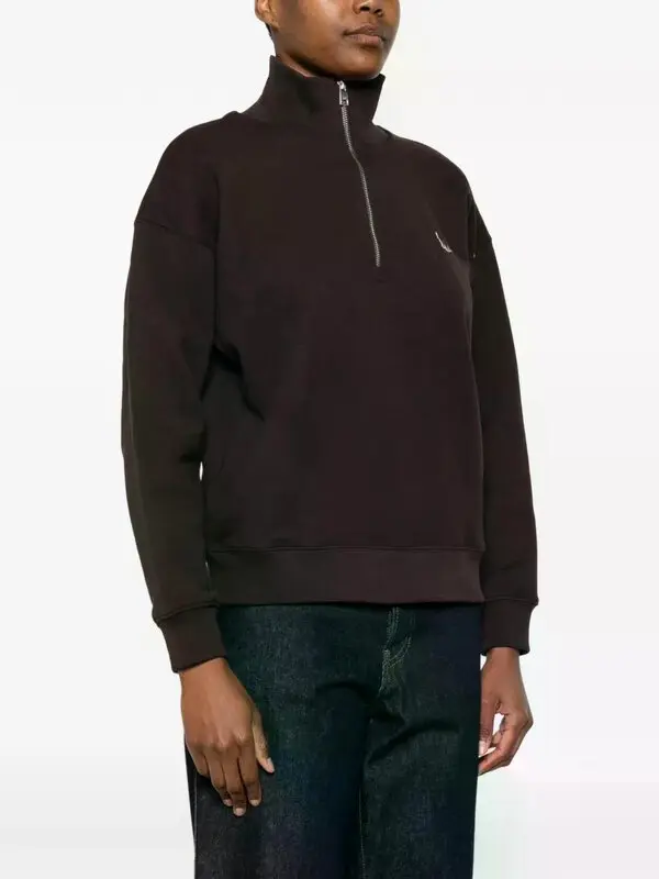 Maison Kitsuné Half Zip Sweater