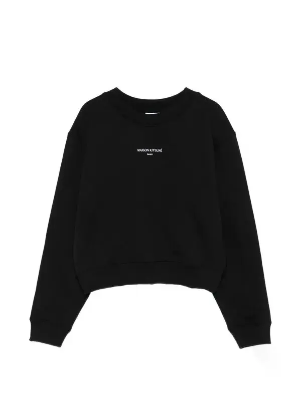 Maison Kitsuné Logo Sweatshirt - Black