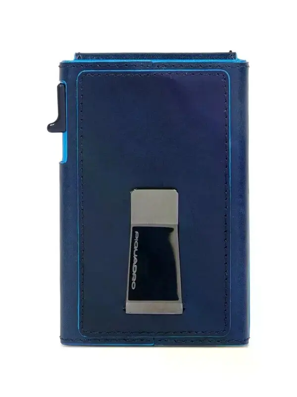 PIQUADRO Pop-up Card Holder - Blue