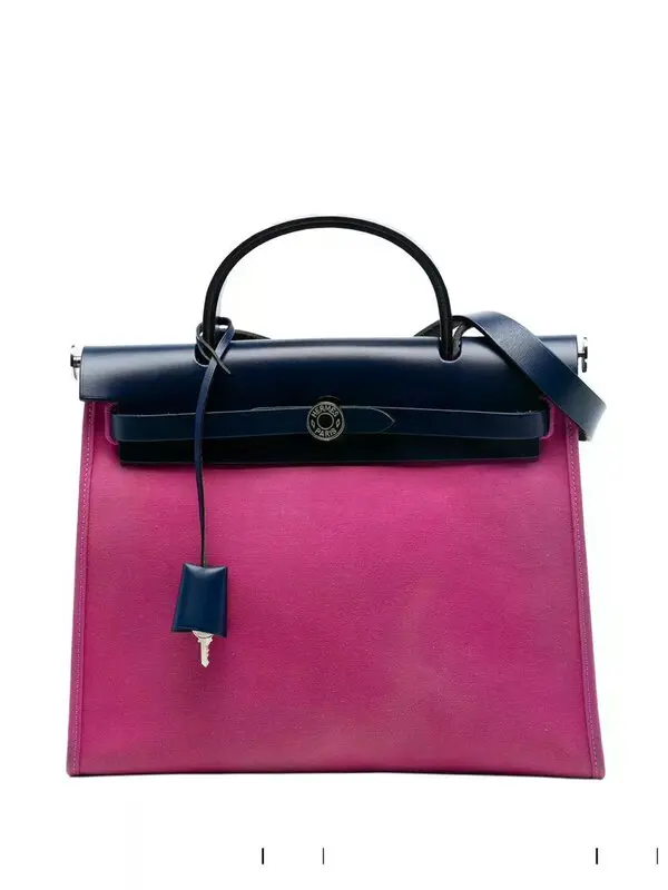 Hermès 2018 Herbag Zip 31 Satchel - Pink