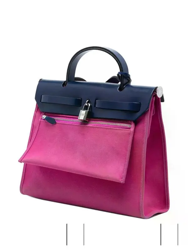 Hermès 2018 Herbag Zip 31 Satchel - Pink